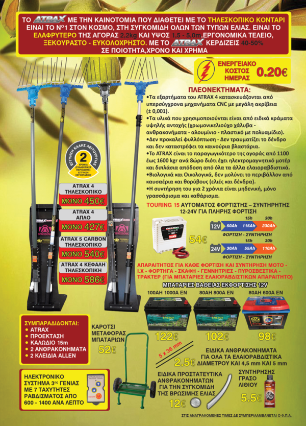 ΕΛΑΙΟΡΑΒΔΙΣΤΙΚΟ ATRAX ELECTRIC 4 - Γ. & Δ. ΓΚΟΥΜΑΣ Α.Ε.Β.Ε